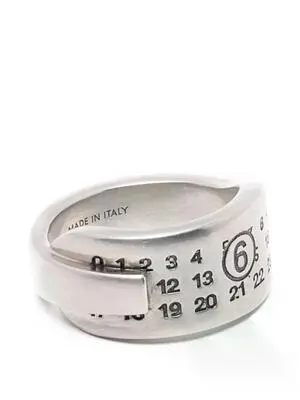 MAISON MARGIELA Numeric Signature Multi-band Ring - Silver