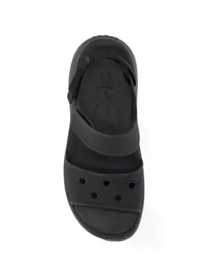 CROCS Soho Y-strap Platform Sandals - Black