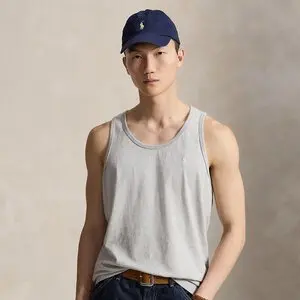 Ralph Lauren Washed Jersey Tank - Spring Heather