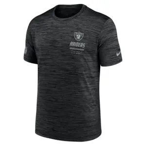 Nike Las Vegas Raiders Sideline Team Issue Velocity Dri-fit Nfl T-shirt - Black