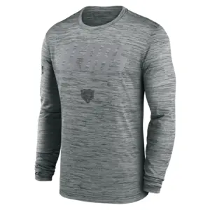 Nike Chicago Bears Long Sleeve T-shirt - Grey