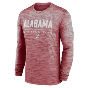 Nike Alabama Crimson Tide Dri-fit Long Sleeve T-shirt - Red