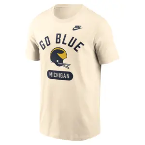 Nike Michigan Legacy Arch Helmet College T-shirt - White