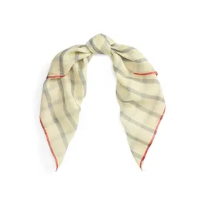 Ralph Lauren Striped Cotton Square Scarf