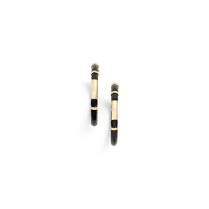 Ralph Lauren Logo Hoop Earrings
