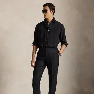 Ralph Lauren Flat Front Bottoms For Men