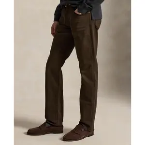 Ralph Lauren Hampton Straight Garment-dyed Jeans - Circuit Brown