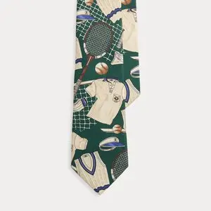men's printed silk ties