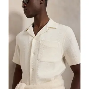 Ralph Lauren Herringbone Jersey Camp Shirt