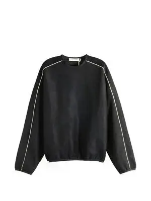 Fear Of God Suede Fleece Signature Modern Sweater - Black