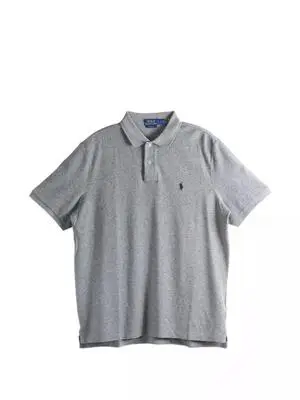 Polo Ralph Lauren Embroidered Logo Polo Shirt - Grey
