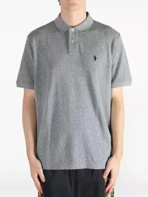 Polo Ralph Lauren Embroidered Logo Polo Shirt - Grey