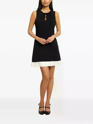 Cinq À Sept Deidra Pleated-hem Tie-neck Dress