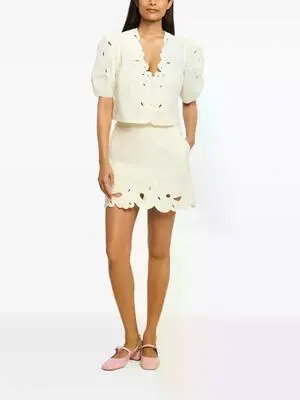 Cinq À Sept Paisley Embroidered Blouse - Neutrals