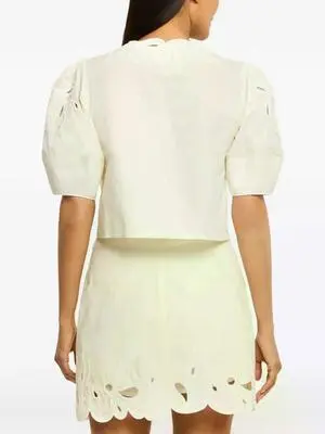 Cinq À Sept Paisley Embroidered Blouse - Neutrals