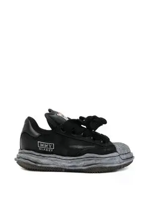 Mihara Yasuhiro Blakey Distorted-sole Trainers - Black