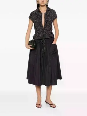 SUSANNE BOMMER Metallic-effect Top