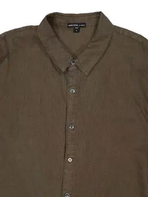 JAMES PERSE Long-sleeve Linen Shirt