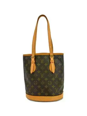 LOUIS VUITTON 2004 Pm Monogram Bucket Tote Bag