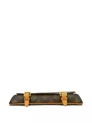 LOUIS VUITTON 2004 Monogram Pochette Marelle Belt Bag - Brown