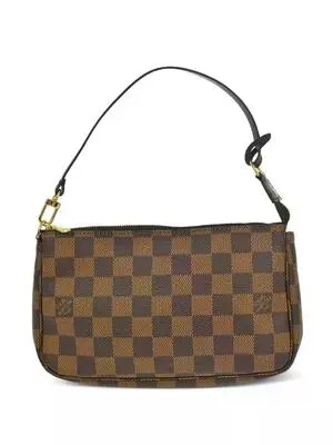 LOUIS VUITTON 2007 Damier Pochette - Brown