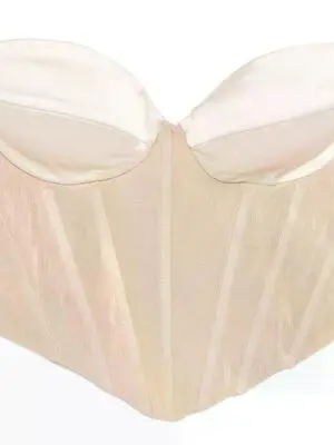 ACTUALEE Boned Corset Top