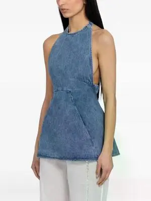 Gimaguas Halterneck Backless Top