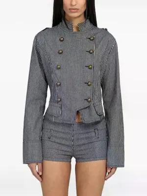 Gimaguas Striped Double-breasted Jacket
