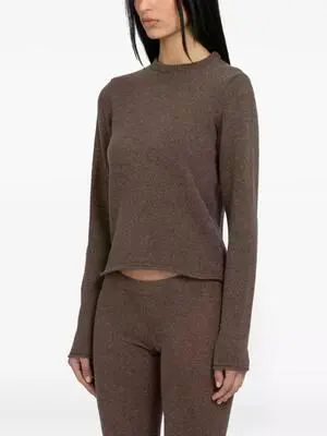 Gimaguas Cometa Ribbed-knit Sweater - Brown