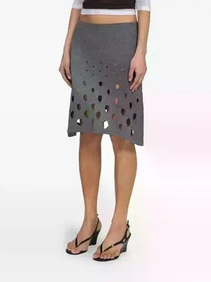 Gimaguas Aros Cut-out Skirt - Grey