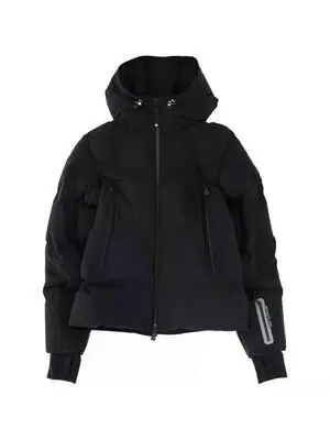 Moncler Hooded Zip-up Jacket - Black