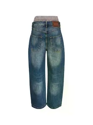 Andersson Bell Trunk Layered-waist Jeans