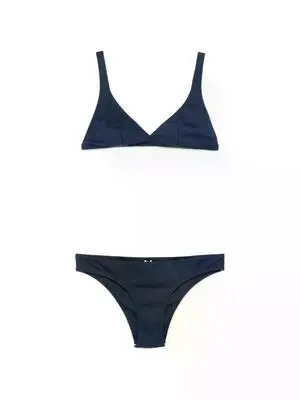 LAURA URBINATI Triangle-cup Bikini - Blue