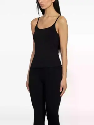 AMOMENTO Ribbed Top - Black