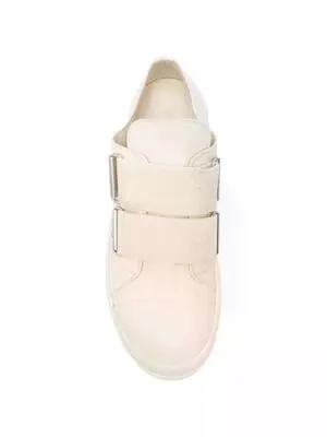 Rick Owens Touch-strap Low-top Sneakers - Neutrals