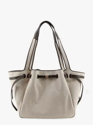 Tory Burch Romy Canvas Tote - Beige
