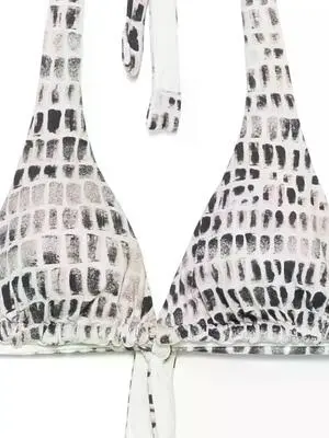 FISICO Patterned Halterneck Bikini