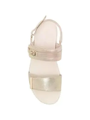 TAMARIS Metallic Leather Sandals