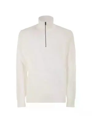 Men's Textured Half-Zip Sweaters