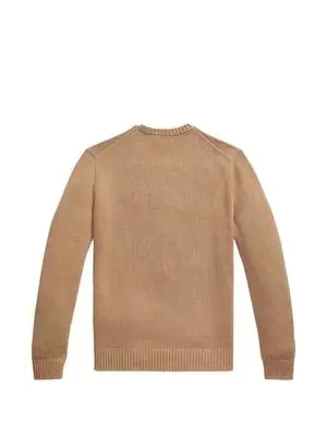 Polo Ralph Lauren Embroidered-logo Crew-neck Sweater