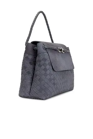 Bottega Veneta Borsa Intrecciato 15 Melange Denim Sue Ave - Cloudy Indgram