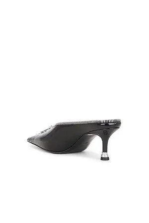 Alexander Wang Akila Zip Closed Toe Mule