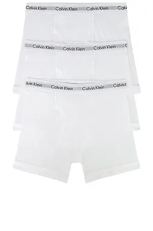 Calvin Klein Boxer Brief 3 Piece Set - White
