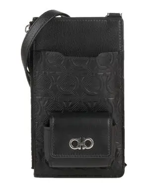FERRAGAMO Leather Crossbody Bag - Black