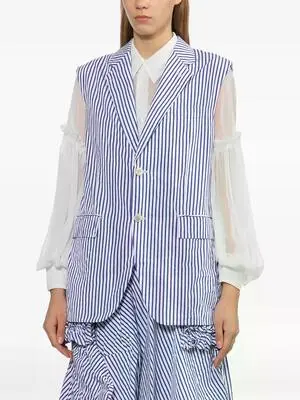 Comme Des Garçons Striped Waistcoat