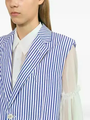 Comme Des Garçons Striped Waistcoat