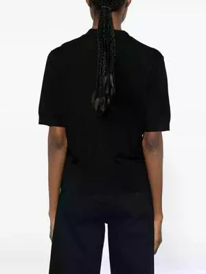 LE PETIT PULLE Short-sleeve V-neck Cardigan