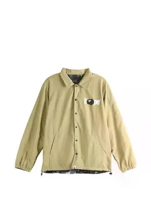 A BATHING APE Logo-print Coach Jacket - Neutrals