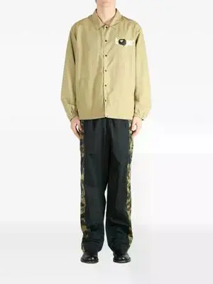 A BATHING APE Logo-print Coach Jacket - Neutrals