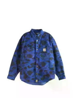 A BATHING APE 1st Camo Shirt - Blue